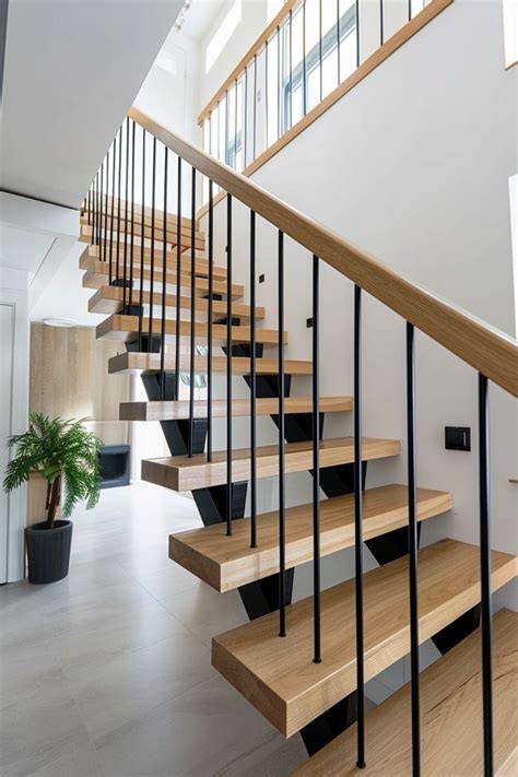 16 Ultra Modern Floating Staircase Designs For Bold Interiors