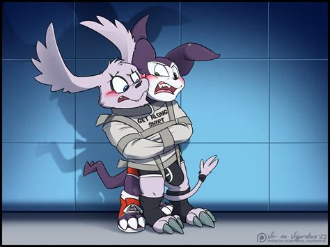 Rule Anthro Bandai Namco Bandana Blush Bondage Briefs Bulge Clothed Clothing Digimon