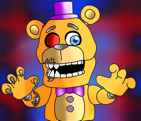 Corrupted Fredbear Fnaf World By Funtimcyber39 On Deviantart