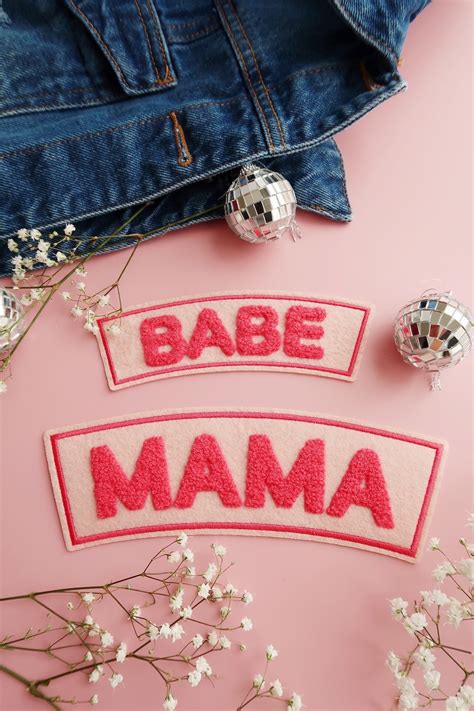 Mama And Babe Patch Mama Patch Mama And Mini Patch Set Iron On Patch