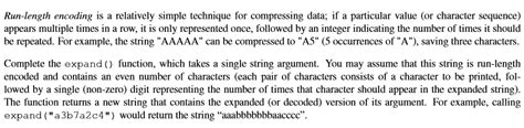 solved run length encoding is a relatively simple technique