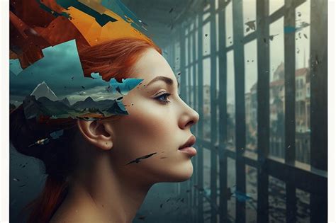 Temporal Dislocation Surreal Digital Art Premium Ai Generated Image