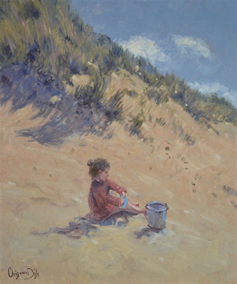 Chris Van Dijk 1952 Impressionist In The Dunes Catawiki