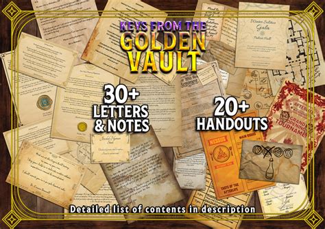 Keys From The Golden Vault 100 Printable Assets Printotheques Ko Fi
