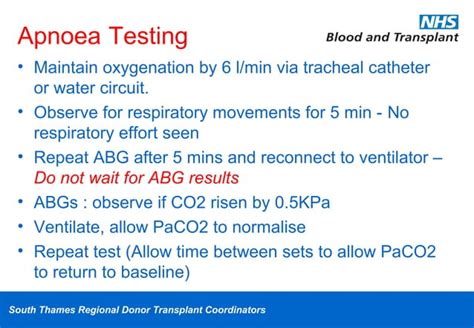 Brain Stem Death Testing And Organ Donation Ppt