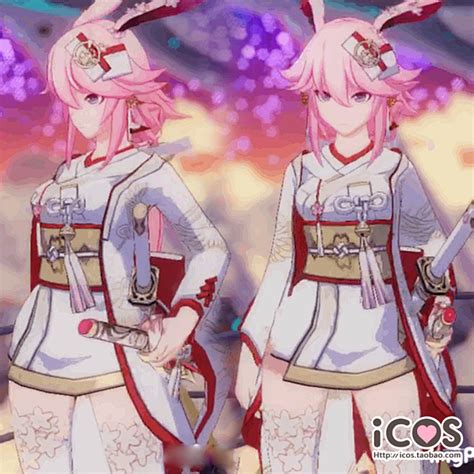 和服 Cosplay 花嫁 白无垢 无垢莲华周年皮肤 八重樱 3 崩坏 Icos
