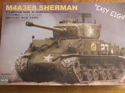 135 Ryefield Models 5028 M4a3e8 Sherman Easy Eight Eur 3398