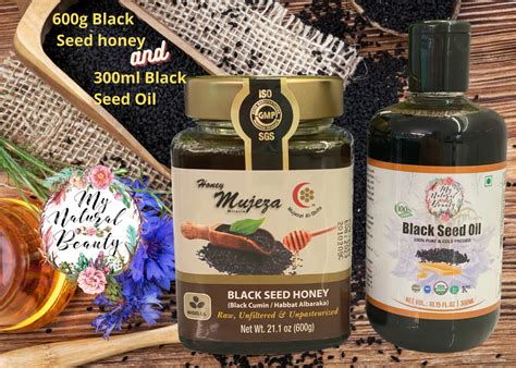 Mujeza Black Seed Honey Australia And 100 Pure Organic Black Seed Oil