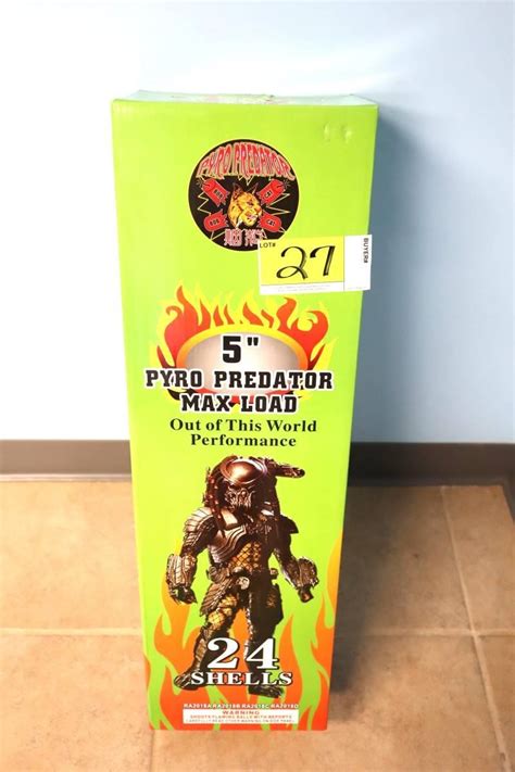 5 Pyro Predator Max Load 24 Shells Auctions Equipmentfacts