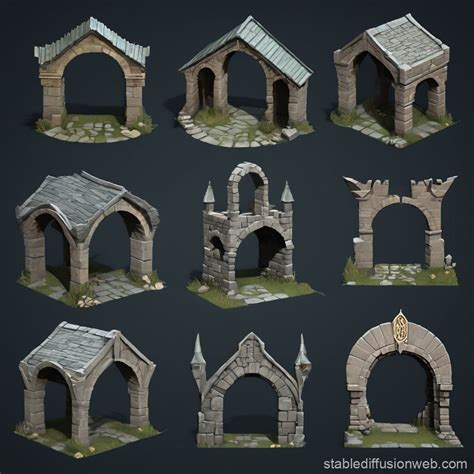 Medieval Fantasy Ui Hud Assets Stable Diffusion Online