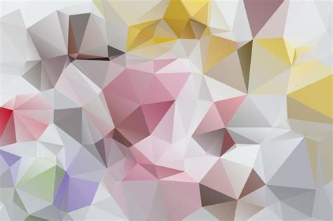 Premium Vector Polygonal Geometric Pattern Background