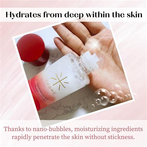 Shinnosuke Nano Bubble Rice Essence Toner Absorción Maximizada Para