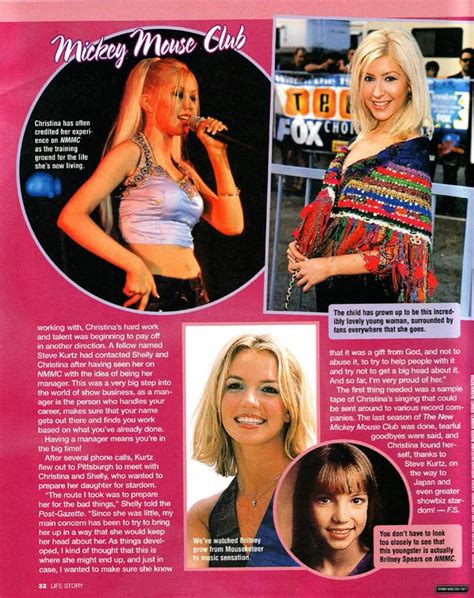 Christina Aguilera Magazine Clipping Christina Aguilera Magazine