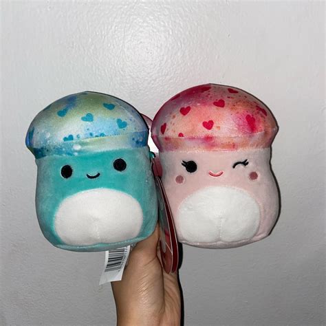 Molly And Mully Squishmallow Mushroom Duo From The Depop