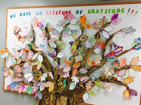 We Have An Attitude Of Gratitude Gratitude Tree Gratitude