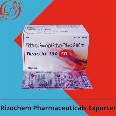 Reactin 100 Sr Tablet 15s Top Pharmaceutical Wholesaler Exporter