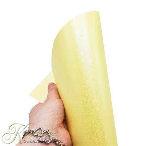 Pärlemo Papper Gul Ark Köp Här Kristinas Scrapbooking