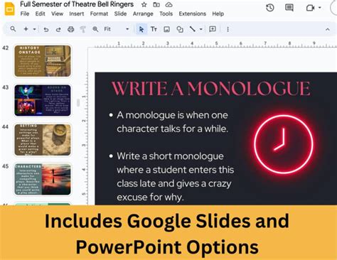 A Full Semester Of Creative Theatre Bell Ringers By Class Act Learning