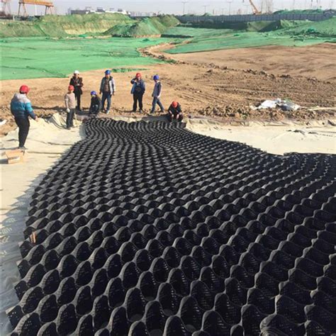 Textured Perforated Hdpe Geocell Plastic Geo Cell Geoweb Erosion