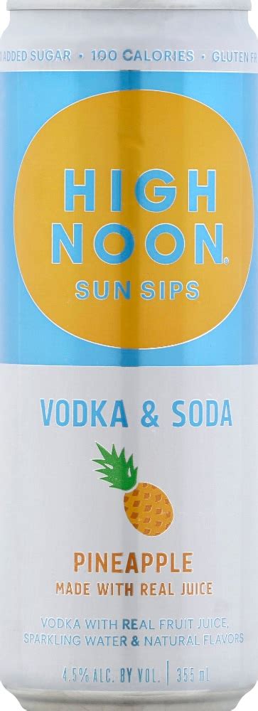 High Noon Pineapple Vodka Hard Seltzer Single Can 12 Fl Oz Pick ‘n Save
