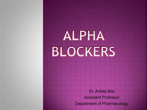 Alphablockers Pptx
