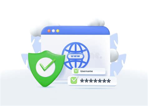 3d Security Cyber Shield Lock Check Mark Cloud Hosting And Service
