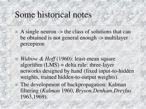 Ppt 2806 Neural Computation Multilayer Neural Networks Lecture 4