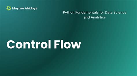 Control Flow 1 Conditionals Youtube