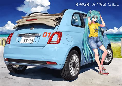 Aquaeyes Aquahair Beach Car Hatsunemiku Shorts Signed Takepon1123