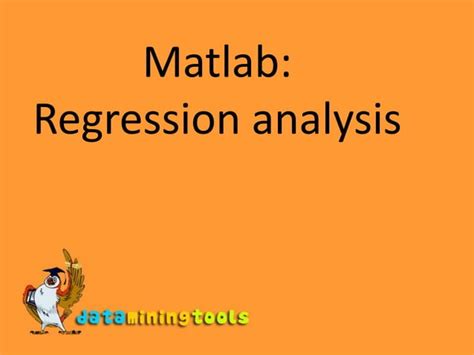 Matlab Regression Pptx