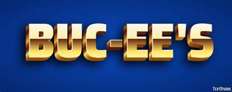 Buc Ees Text Effect And Logo Design Trendy