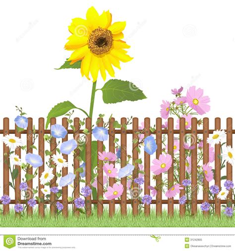 Flower Garden Clip Art At Carmen Pink Blog
