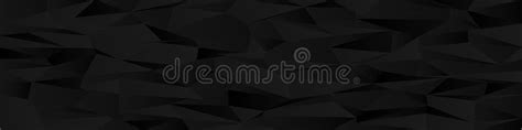 Abstract Geometric Chaos Pattern With Black Polygonal Low Poly Design For Modern Background