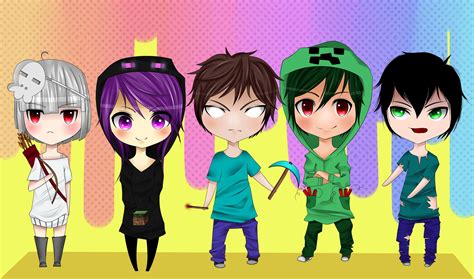 Chibi Minecraft Mobs