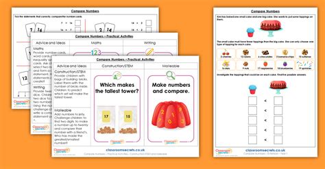Place Value Year 1 Compare Numbers Practical And Written Activities