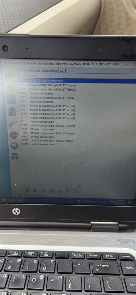 Cant Connect To Ipc 2011 Ford Escape R Forscan