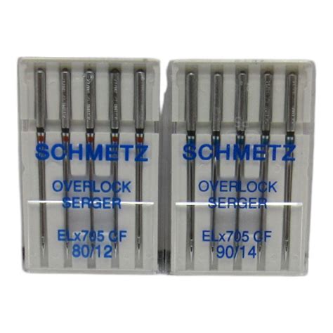 Schmetz Elx705 Chrome Serger Needles Premium Quality