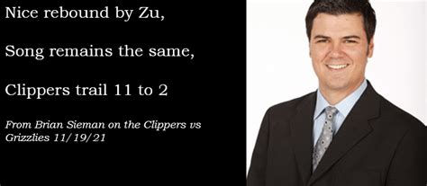 Did Anyone Else Catch Brian Sieman Rapping Last Night Around 4 Minutes