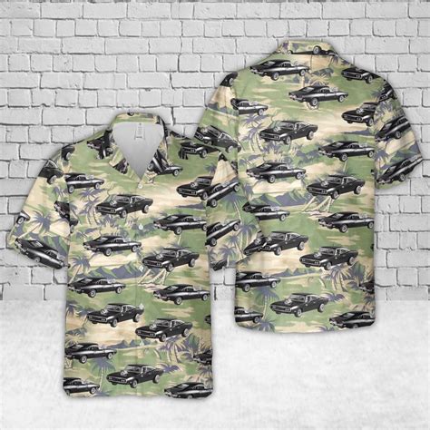 Bbtt2205bc12 1970 Dodge Charger Rt Hawaiian Shirt