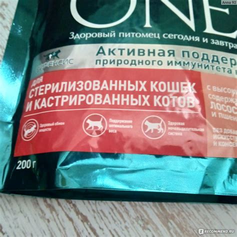 PURINA ONE ADULT (Пурина Ван Эдалт) для взрослых кошек с Лососем и ...
