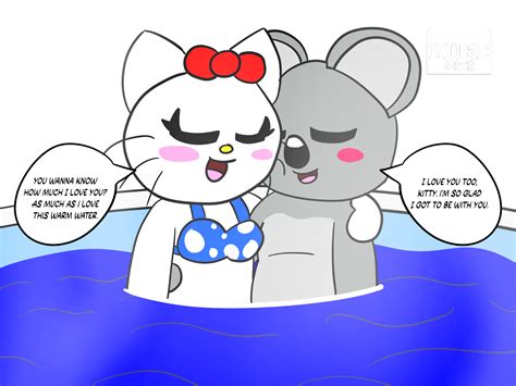 Kitty And Tolees Hot Tub Date By Kube Arts On Deviantart