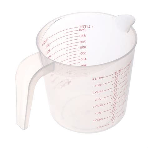 Measuring Jug Cup Clear Plastic Graduated Measurin Grandado