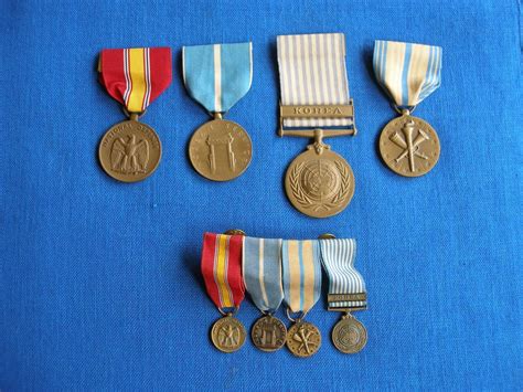 Original Korean War Medal Grouping With Miniatures Included 4572251986