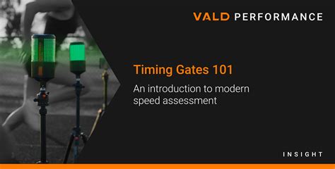 timing gates 101 an introduction to modern speed assessment