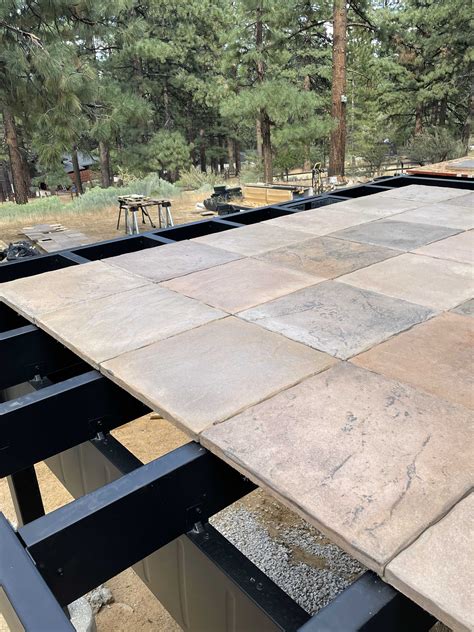 Steel Or Aluminum Framing Install Method With Dektek Tiles Concrete