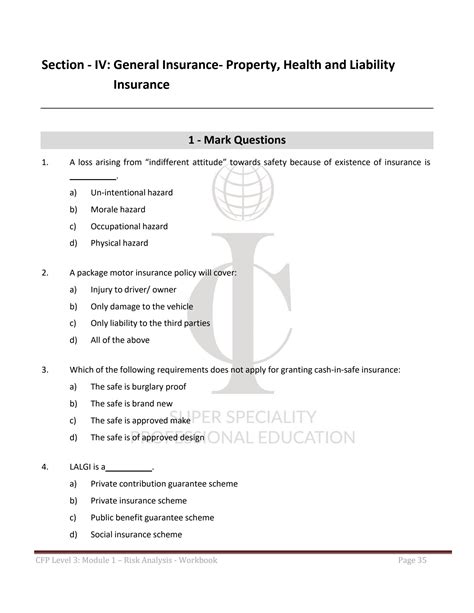 Risk Workbook International College Of Financial Planning Page 39 Flip Pdf Online Pubhtml5