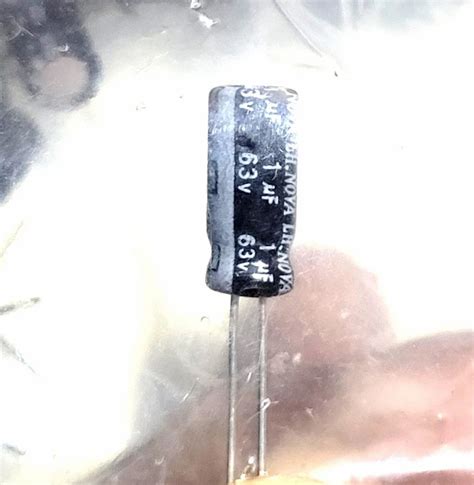 2 1 Mfd 63v Capacitor For Power Through Hole At Rs 0 80 Piece In Mumbai Id 2849771694812