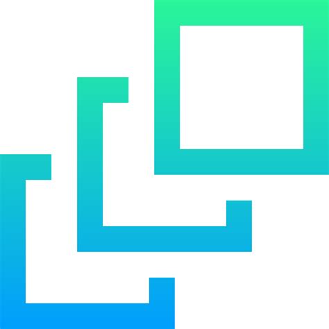 Layers Super Basic Straight Gradient Icon