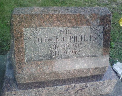 Corwin Conwell Phill” Phillips 1915 1963 Find A Grave Memorial
