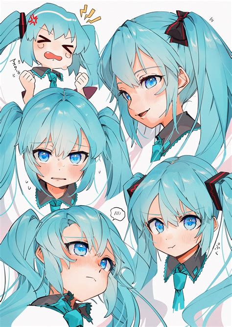 Many Faces Of Miku Rhatsunemiku